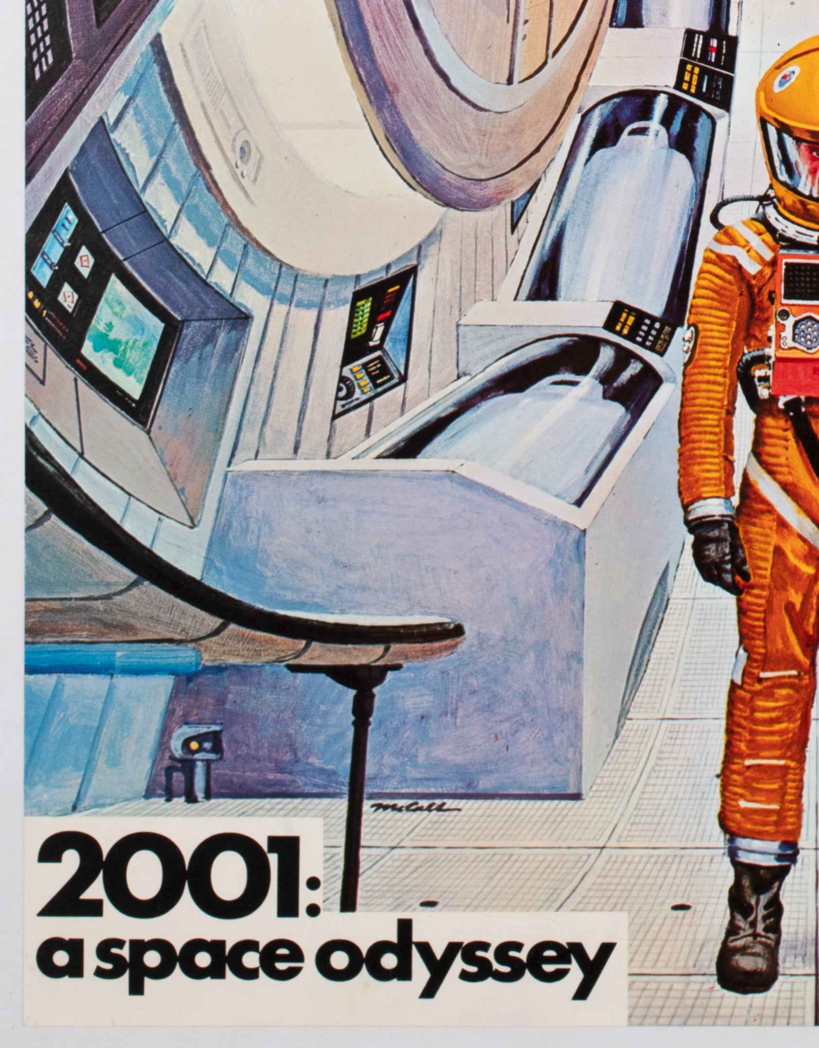 2001 A Space Odyssey 1968 Personality Film Movie Poster, Bob McCall ...