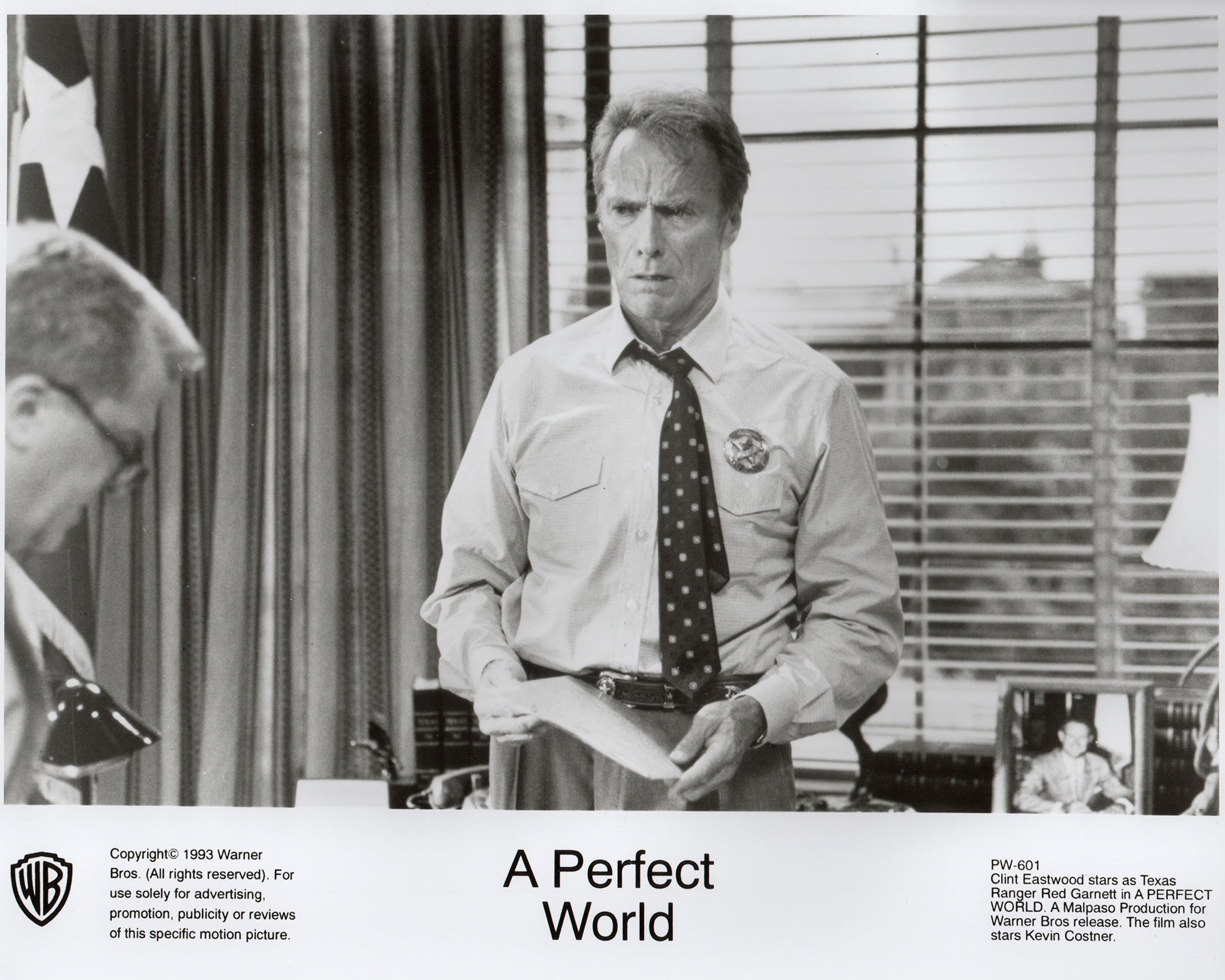 A Perfect World 1993 Film Movie Press Publicity Still Framed - Orson ...