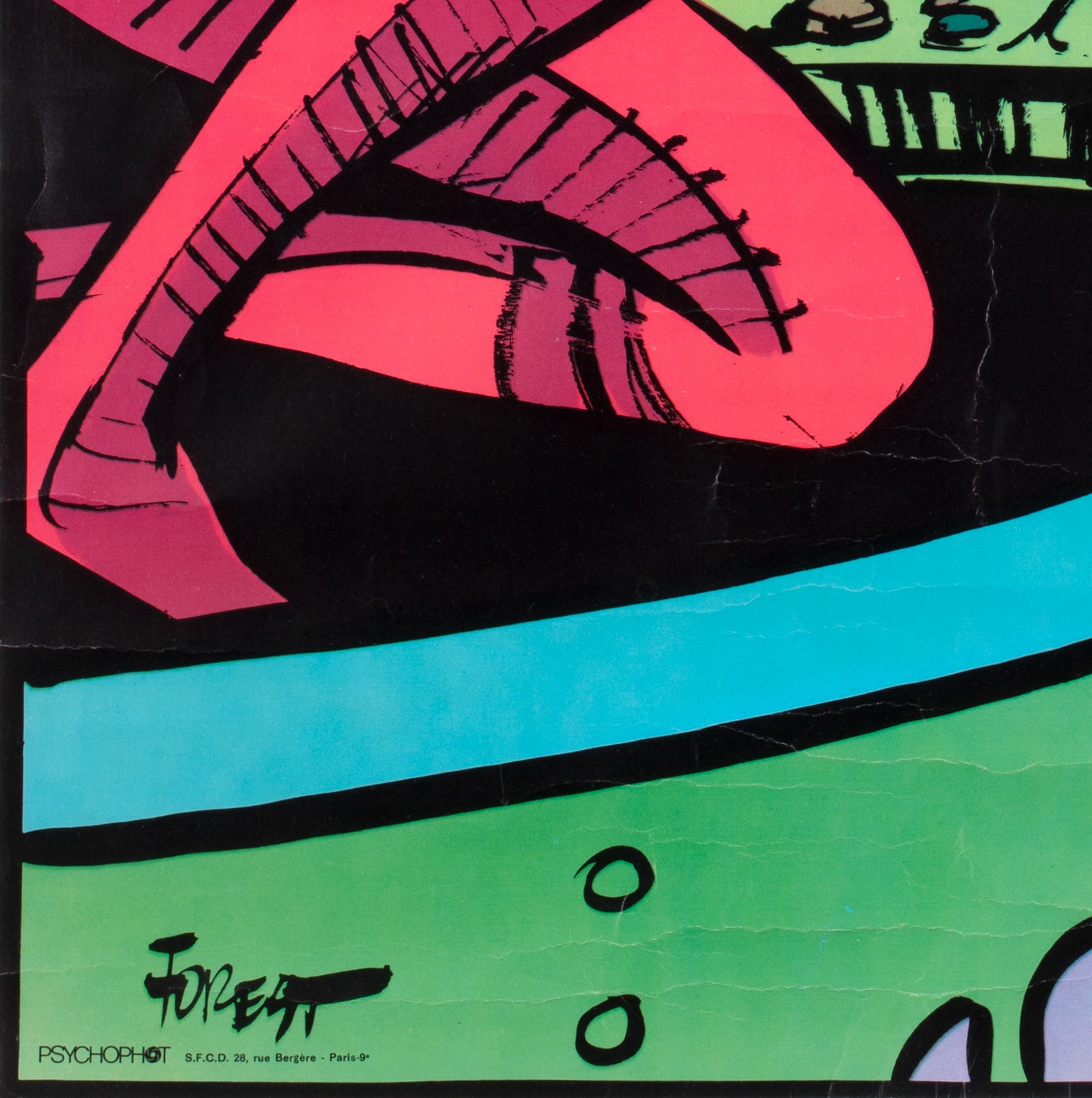 Barbarella 1967 Psychophot French Poster, Jean-Claude Forest - Orson ...