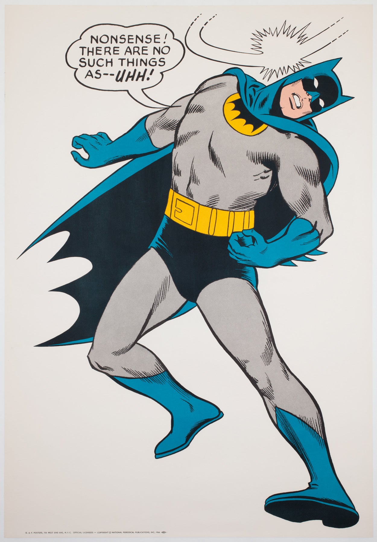 Vintage Batman Poster DARK KNIGHT RISES, Original Batman Mondo Olly