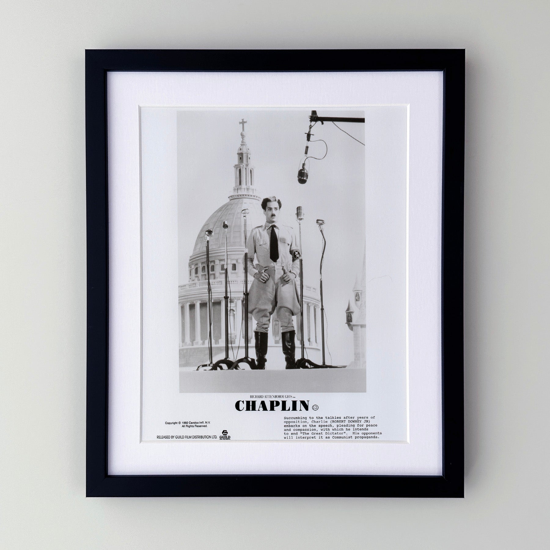 Chaplin 1992 Film Movie Press Publicity Still Framed - Orson & Welles