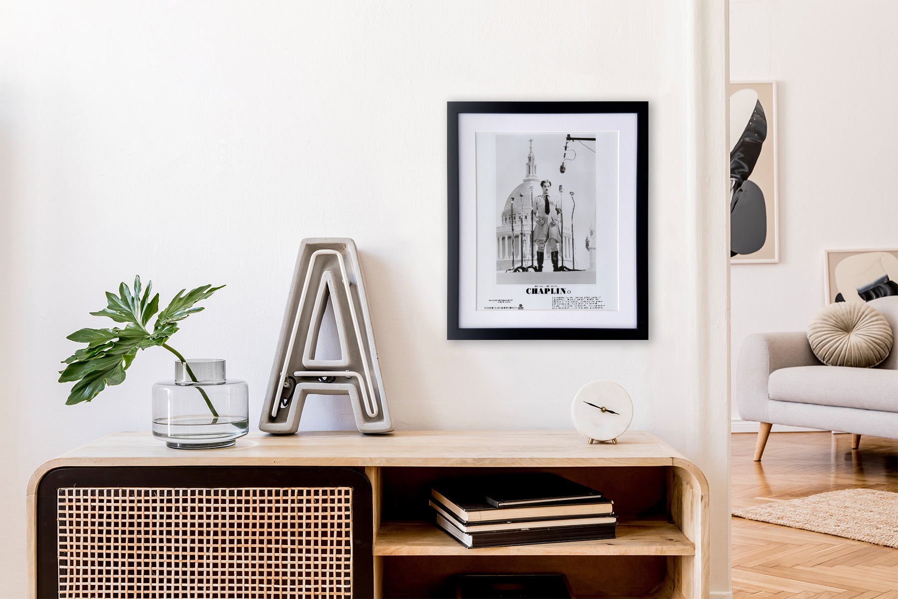 Chaplin 1992 Film Movie Press Publicity Still Framed - Orson & Welles