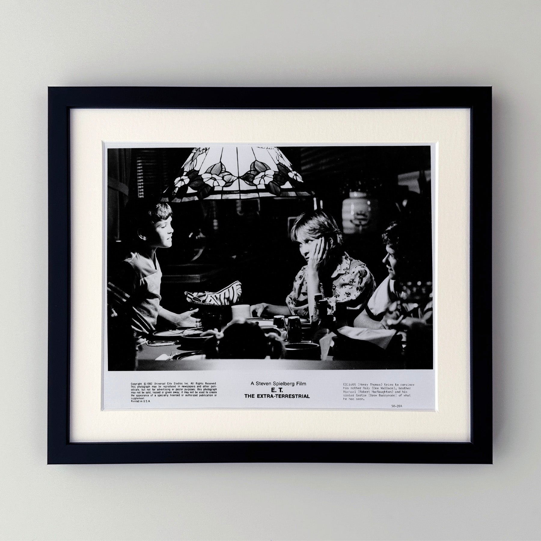 ET The Extra Terrestrial 1982 Film Movie Press Publicity Still Framed ...