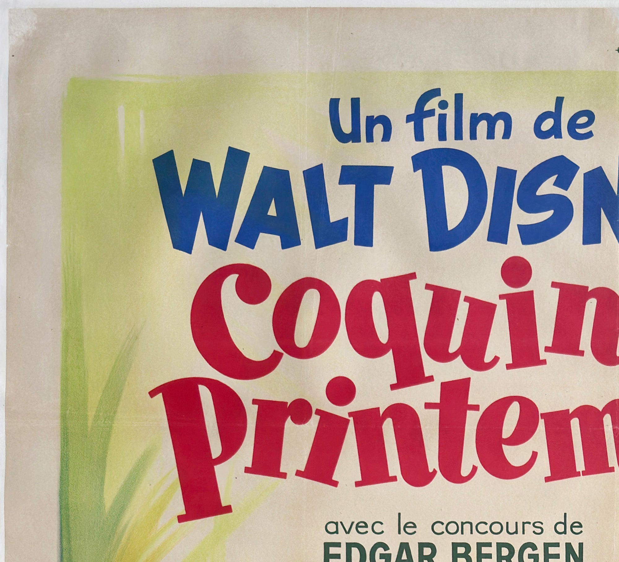 Fun and Fancy Free 1947 Disney French Grande Film Movie Poster - Orson ...