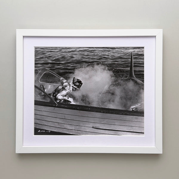 Jaws 2 1978 Publicity Film Movie Press Still Framed - Orson & Welles