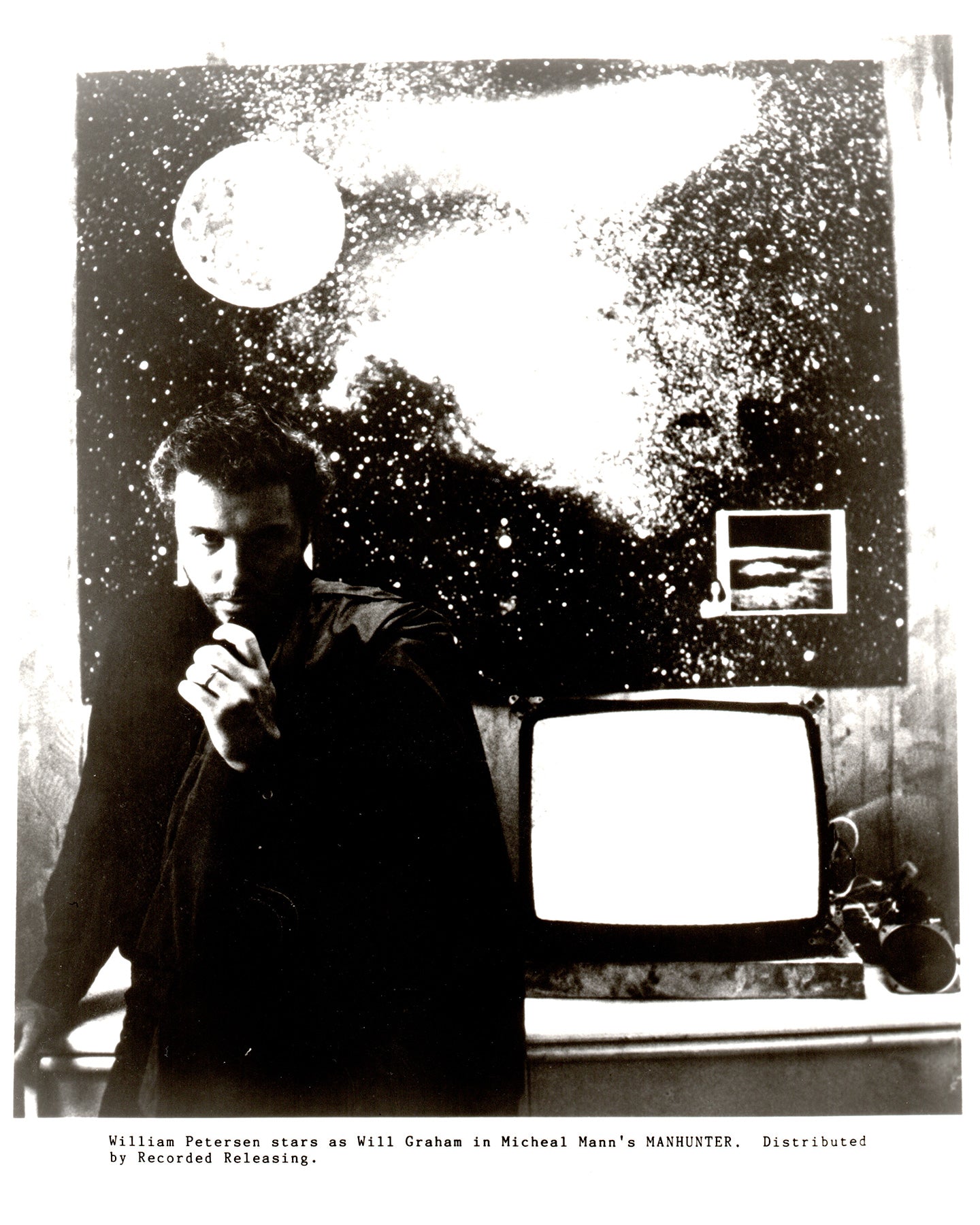 Manhunter 1986 Film Movie Press Publicity Still Framed - Orson & Welles