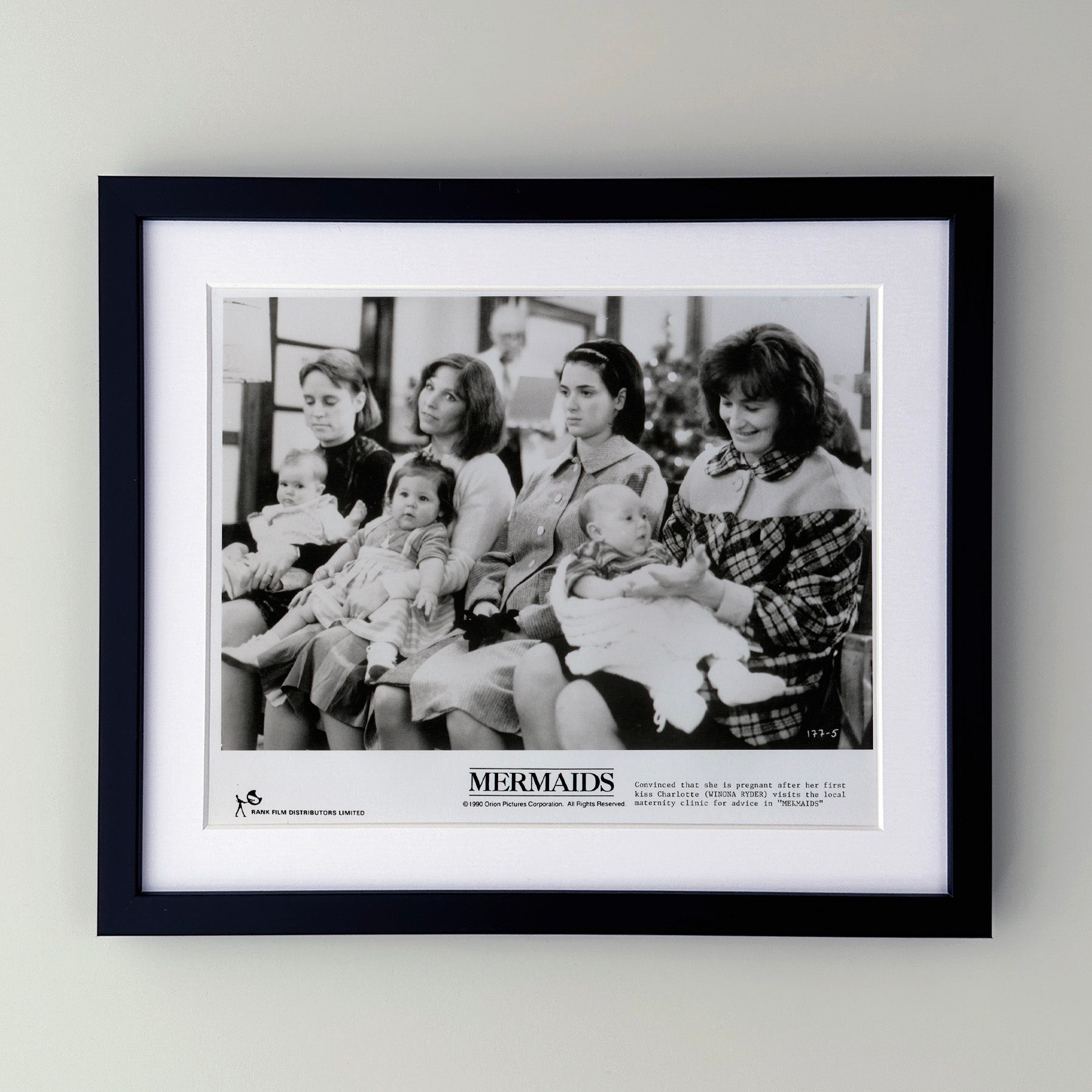 Mermaids 1990 Film Movie Press Publicity Still Framed - Orson & Welles
