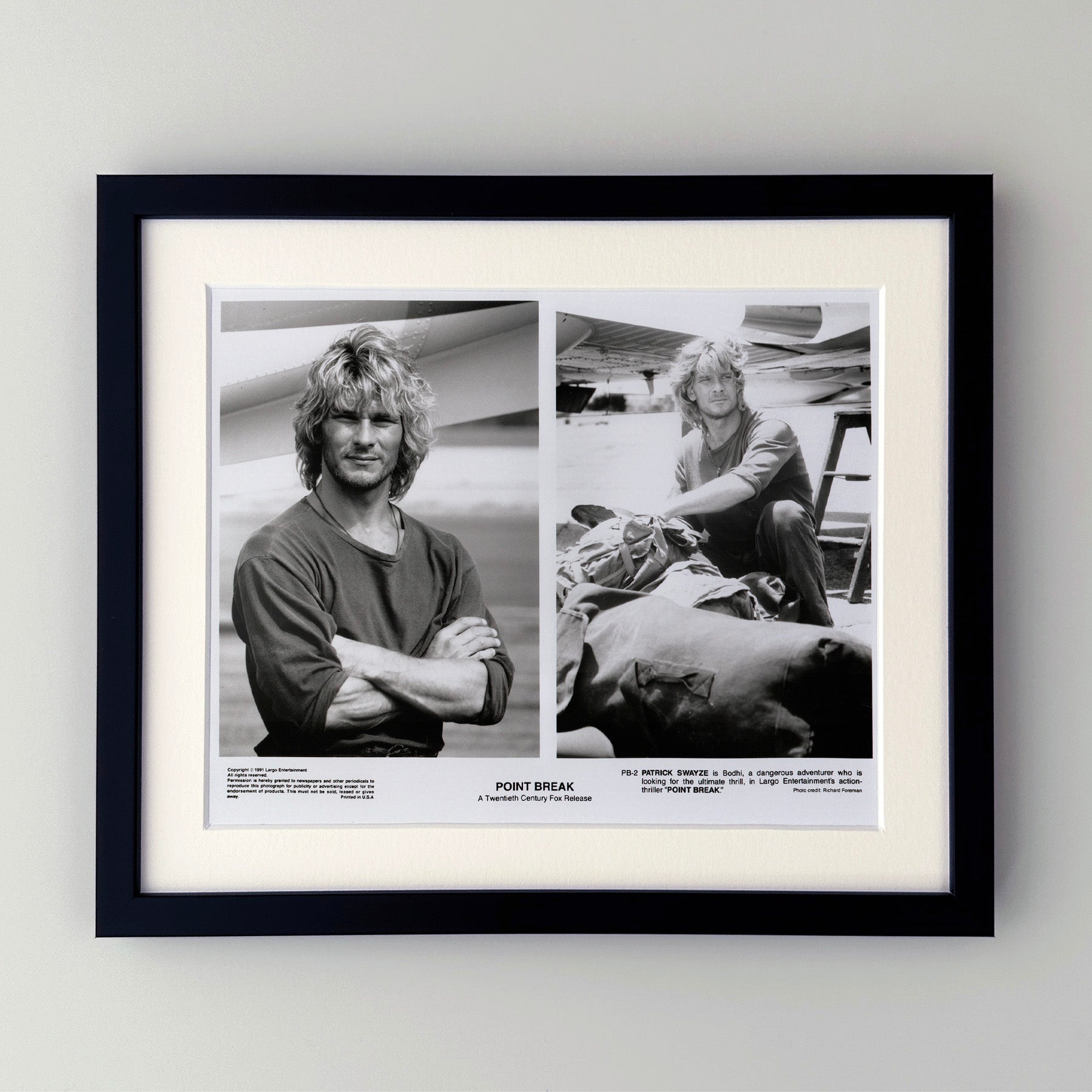 Point Break 1991 Film Movie Press Publicity Still Framed - Orson & Welles