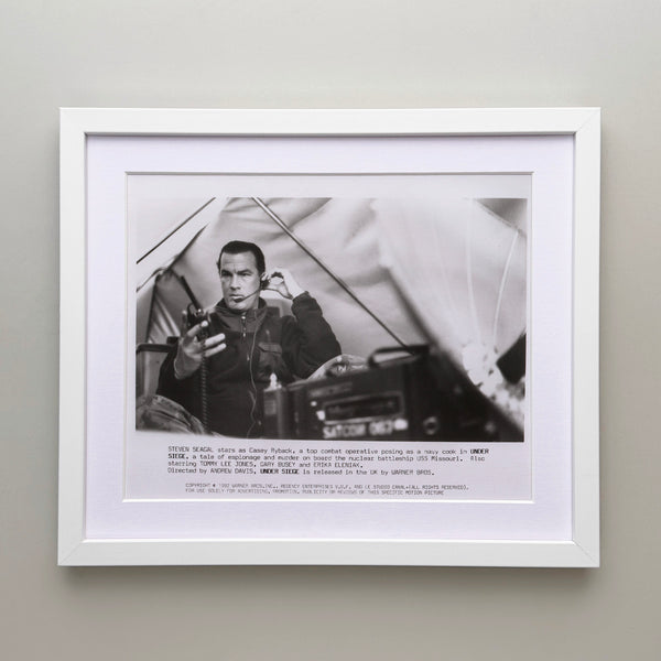 Under Siege 1992 Film Movie Press Publicity Still Framed - Orson & Welles