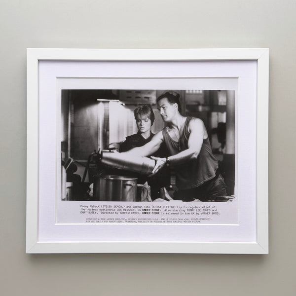 Under Siege 1992 Film Movie Press Publicity Still Framed - Orson & Welles