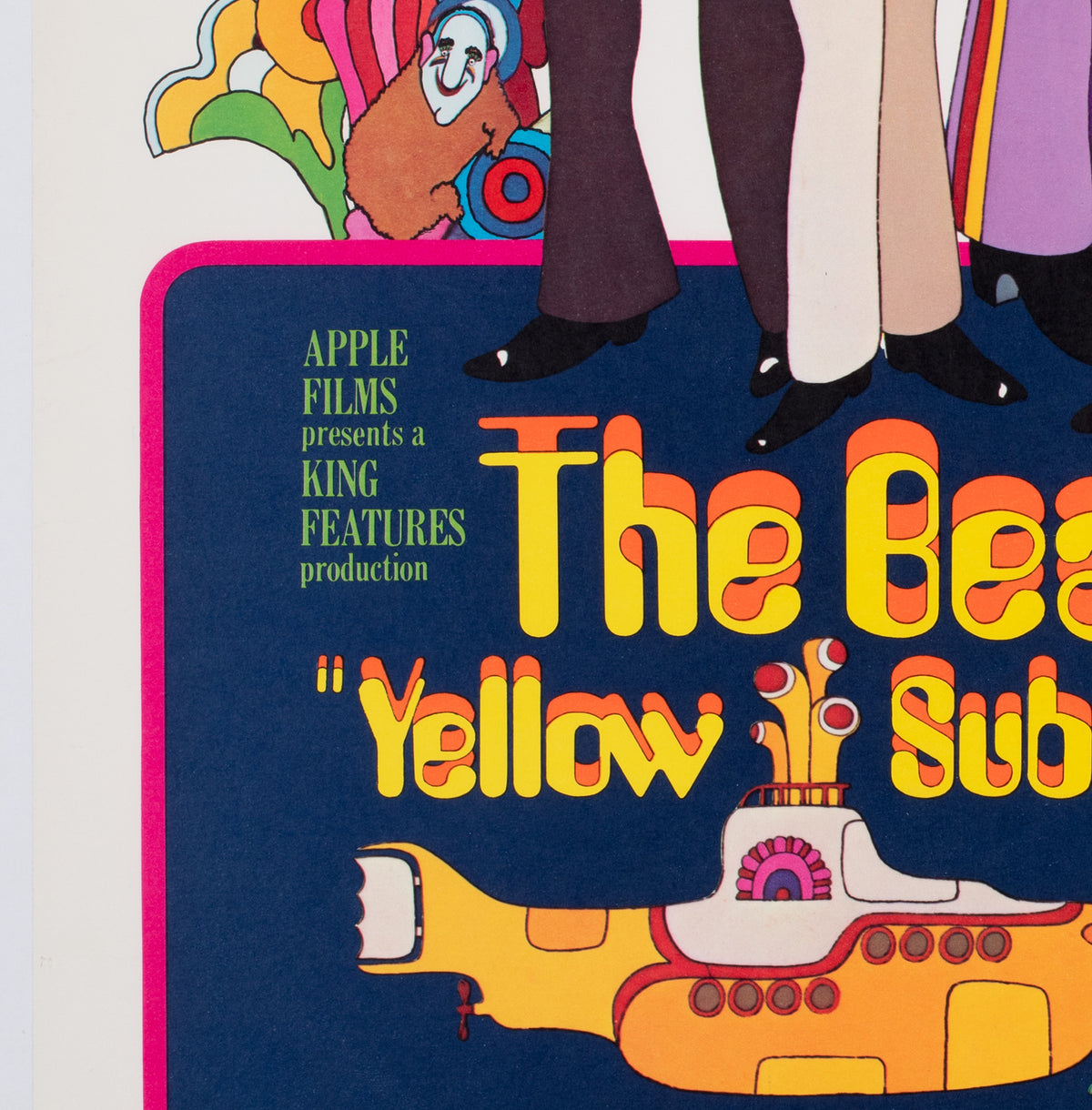 Yellow Submarine The Beatles 1968 US 1 Sheet Film Movie Poster, Heinz ...