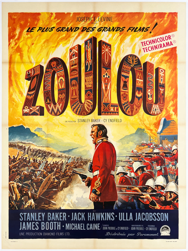 Zulu Movie Poster ZULU (1964), Original Movie Poster Artwork By Roger