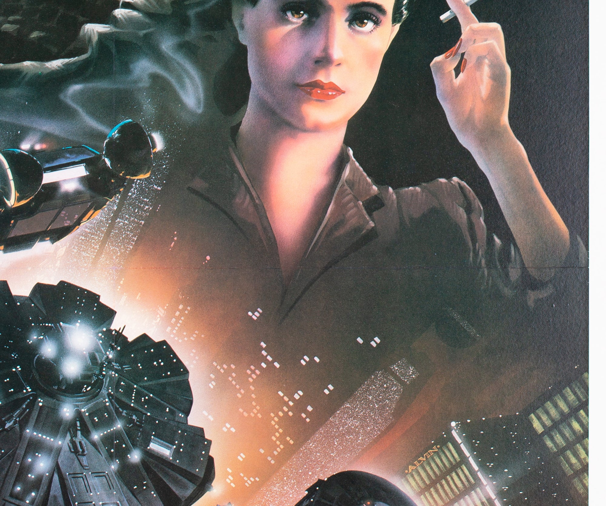 Original 1982 Blade Runner US 1 sheet film movie poster - Orson & Welles