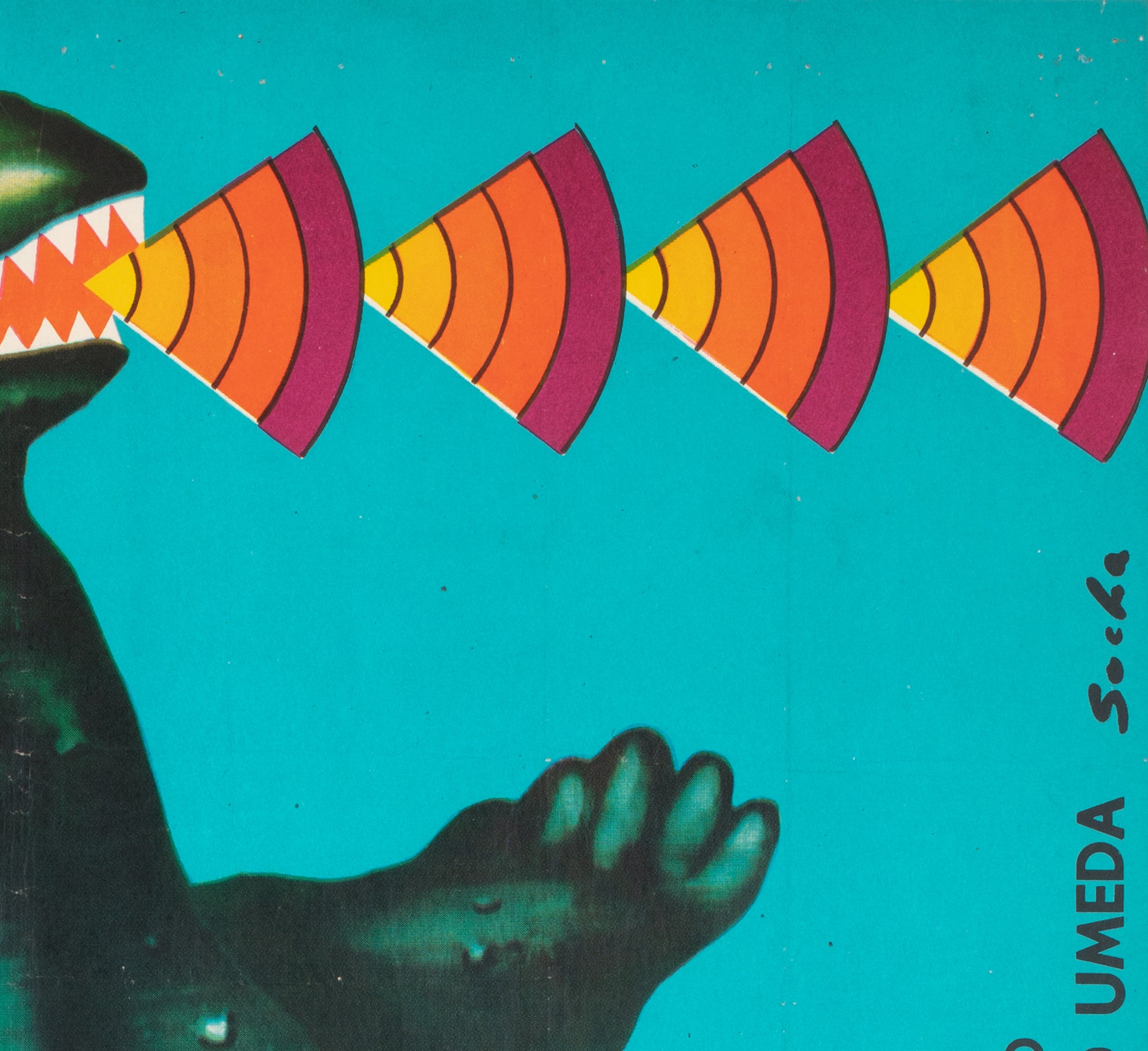 Godzilla vs Gigan 1977 Polish Film Movie Poster, Romuald Socha - Orson ...