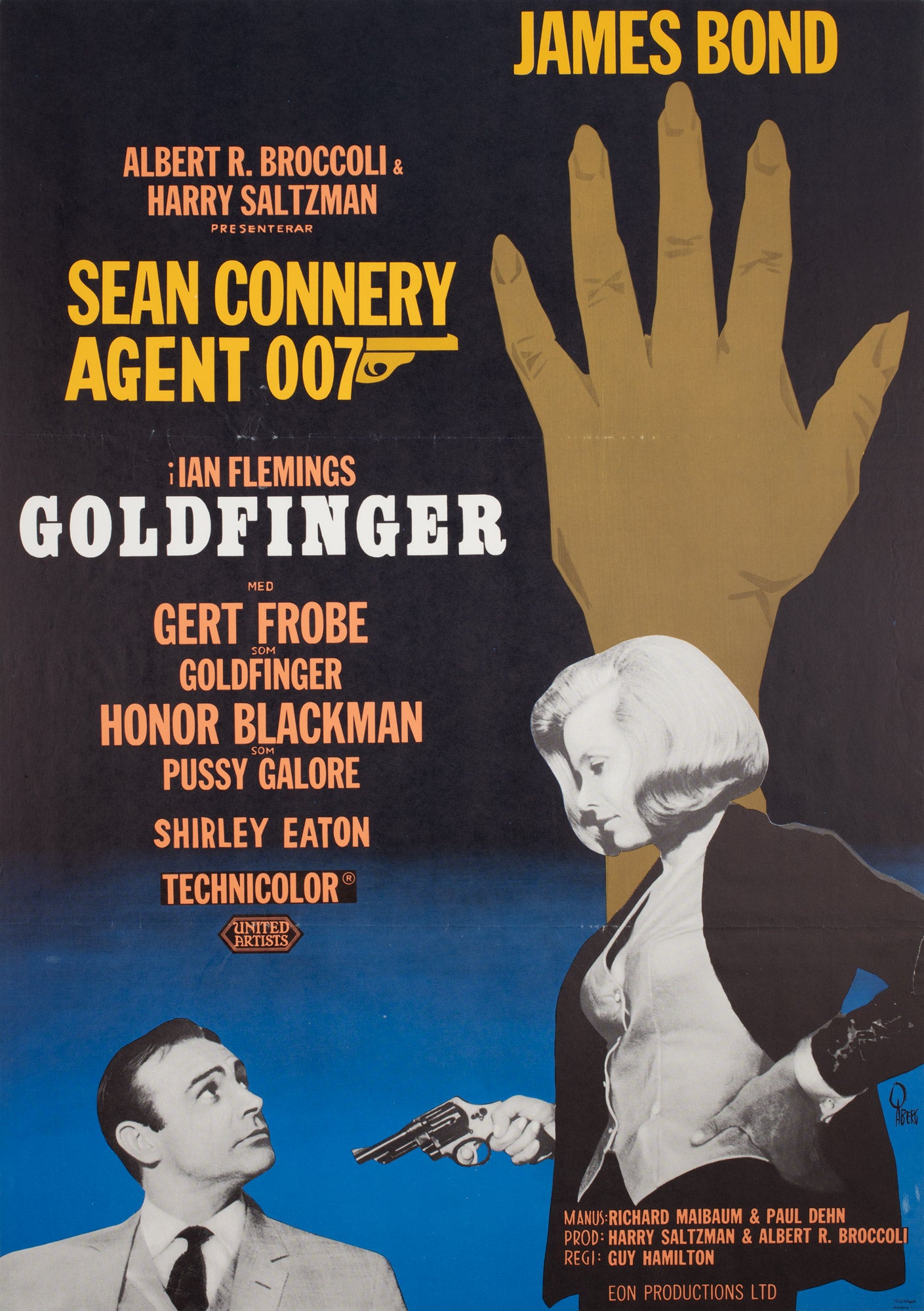 Goldfinger Poster Goldfinger Painting By Sean Parnell Pixels Merch