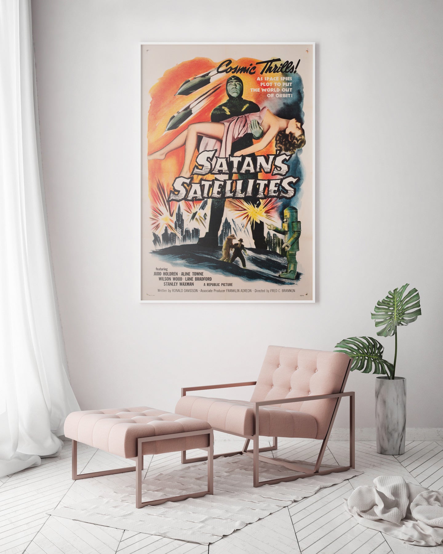 Satan's Satellites 1958 US 1 Sheet Film Movie Poster - Orson & Welles