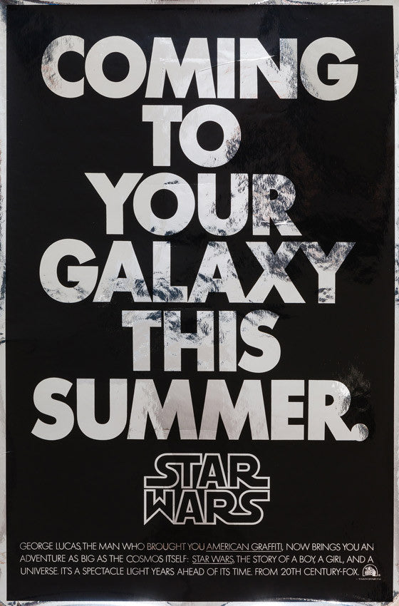 Star Wars 1977 Movie Poster