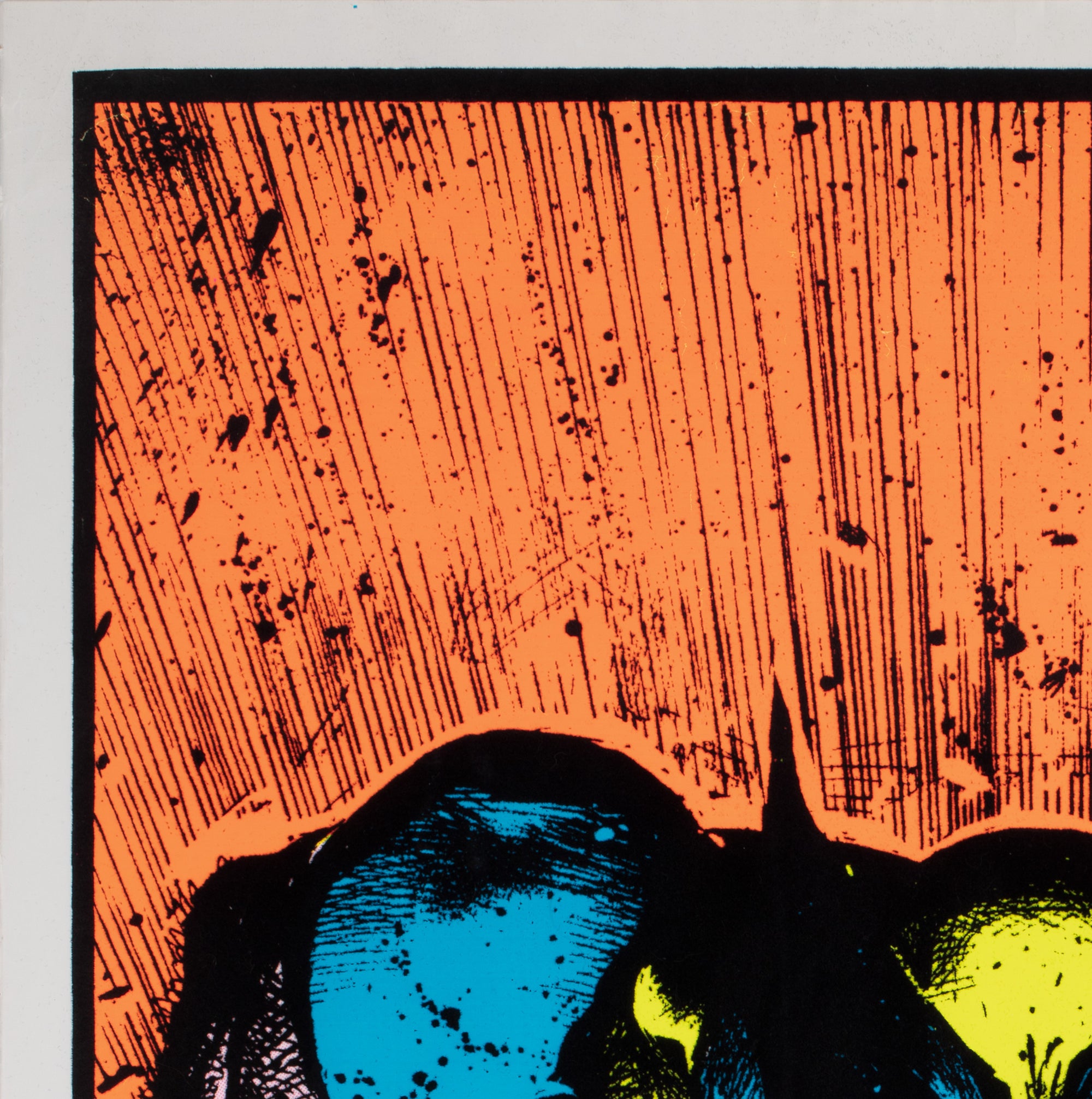 Wolverine 1996 Blacklight X-Men Marvel Vintage Poster - Orson & Welles
